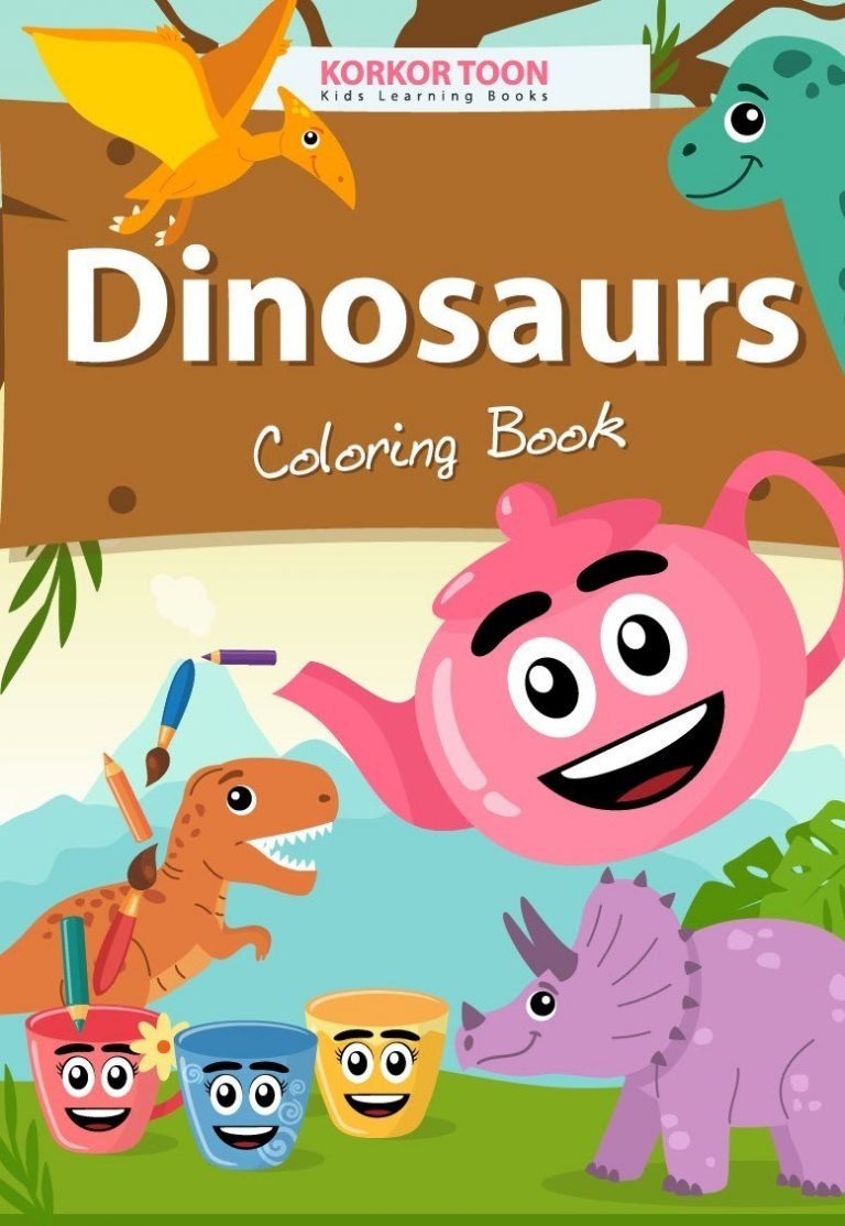 Dinosaurs Coloring Book - korkortoon.com