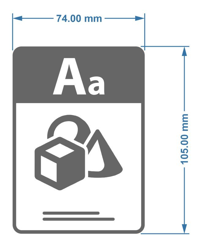 Alphabet Learning Cards - korkortoon.com